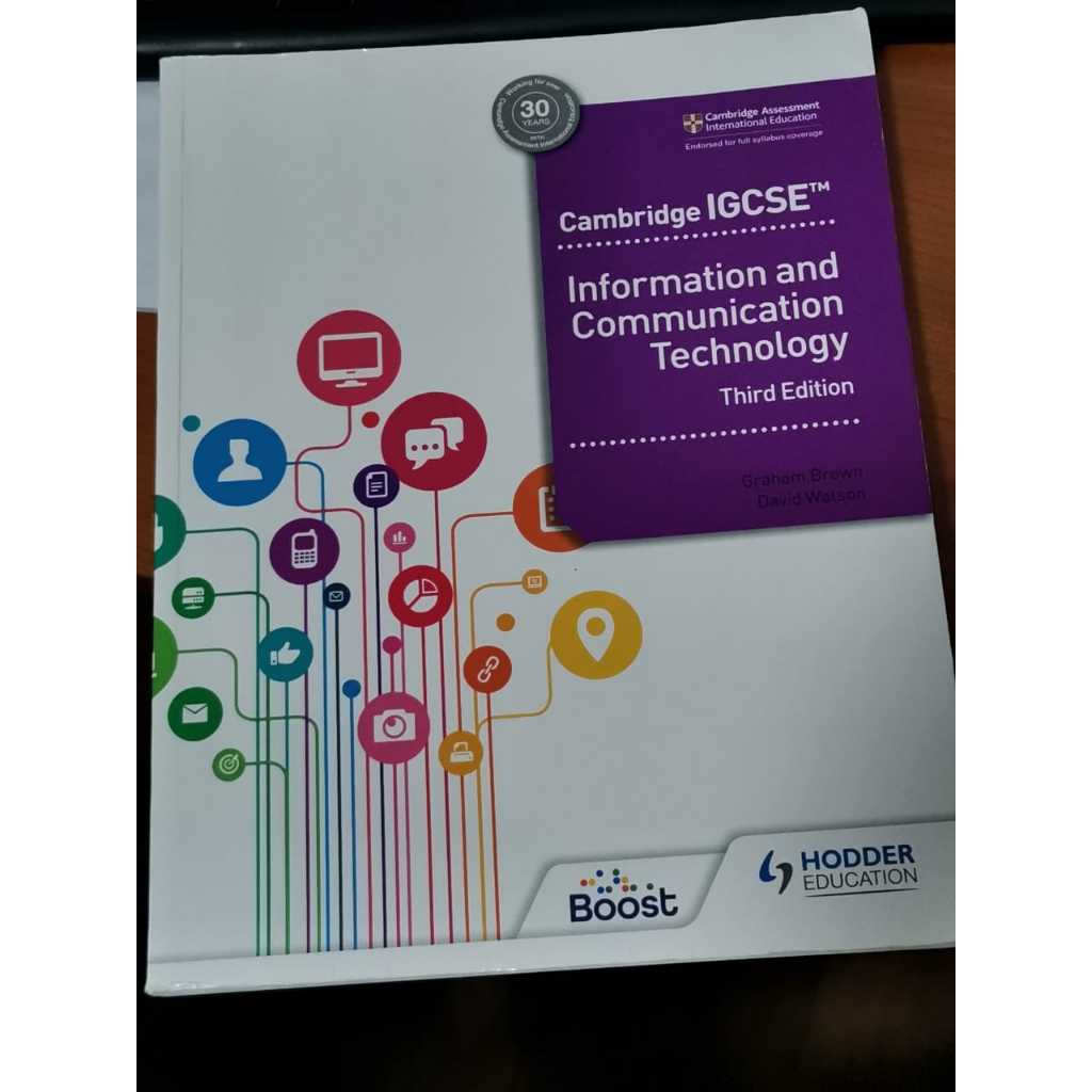 Used CAMBRIDGE IGCSE INFORMATION AND COMMUNICATION TECHNOLOGY THIRD ...