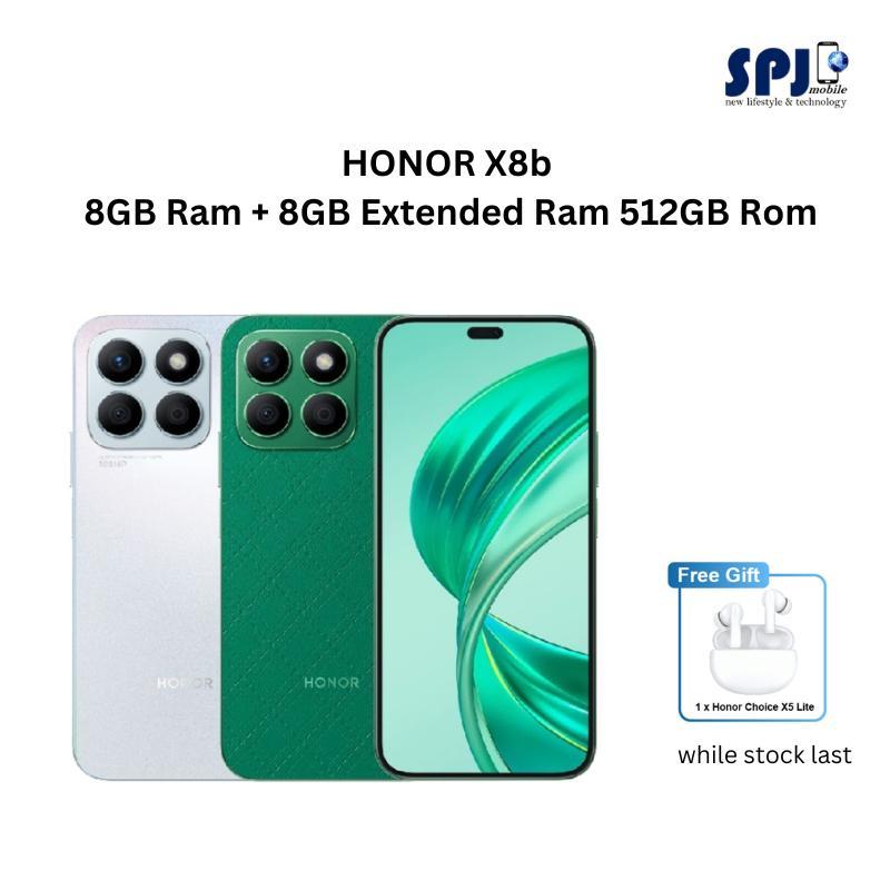 Honor X8b 8GB Ram + 8GB Extended Ram 512GB Rom 108MP Camera Snapdragon ...