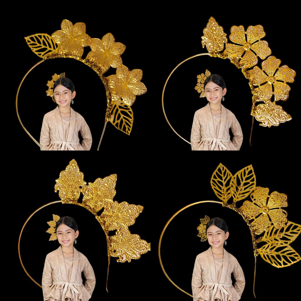 sanggul lintang cekak merdeka tradisional separuh besi simple | Shopee ...