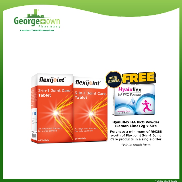 FLEXIJOINT 3 IN 1 JOINT CARE TAB 60S+30S | Shopee Malaysia