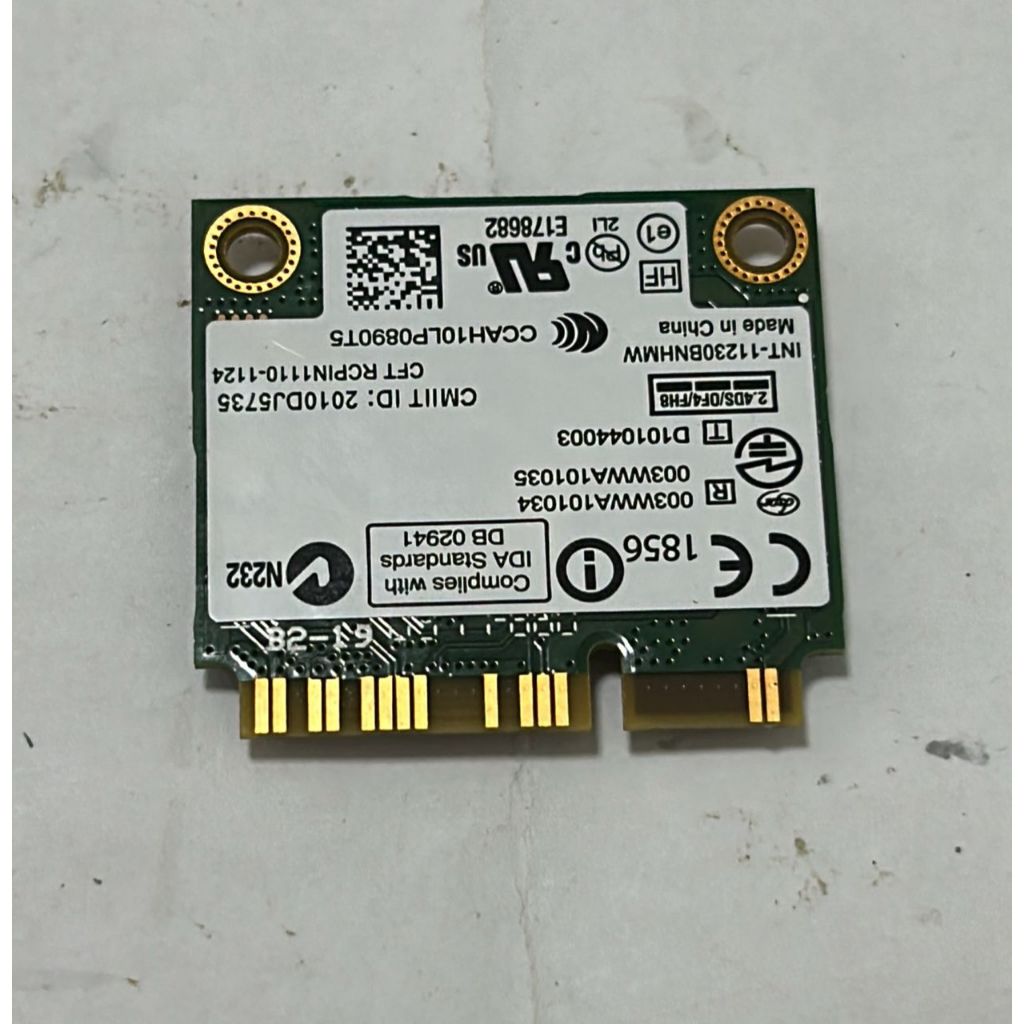 Dell Intel Centrino 1030 Wireless WiFi 802.11 b/g/n - 7KGX9 07KGX9 ...