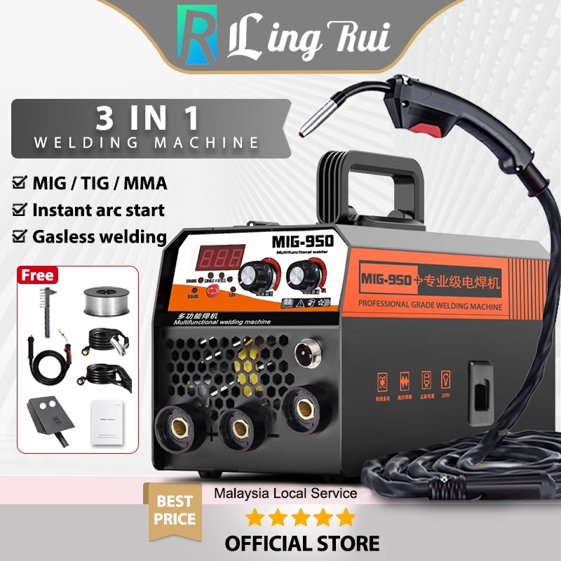 MIG Welding Machine 220V IGBT Inverter Mesin Welding DC ARC Mini ...