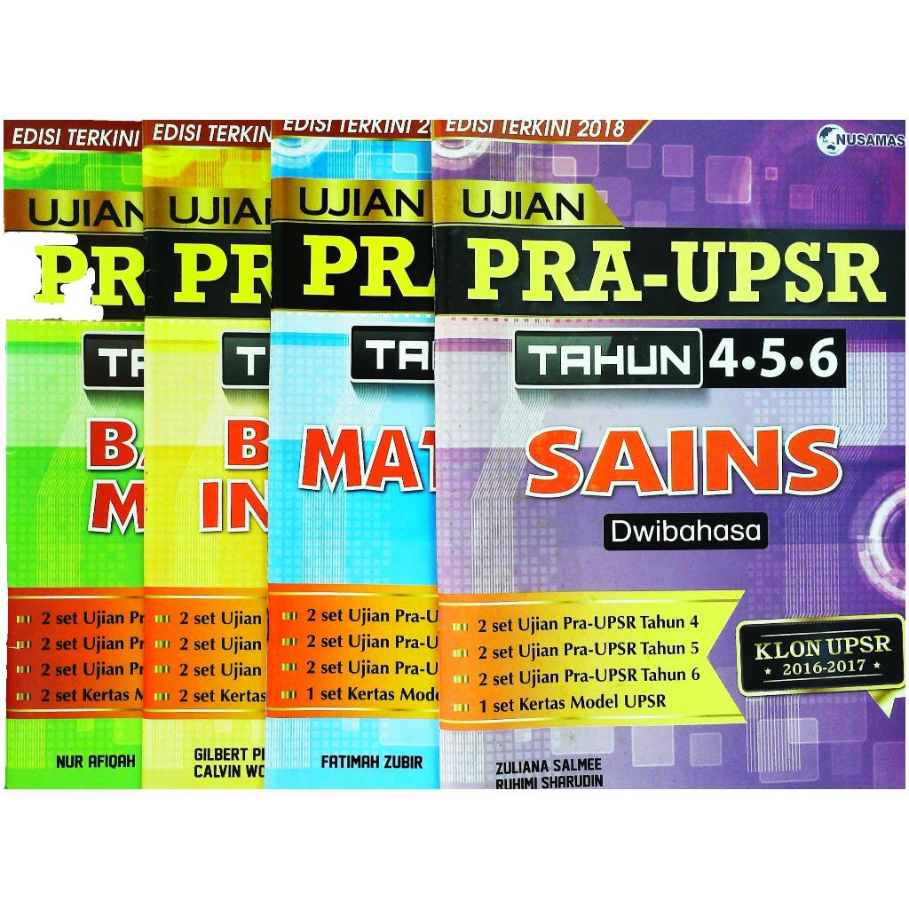 Ujian Pra-UPSR Tahun 4, 5, 6 Bahasa KLON UPSR 2016-2019 | Comprehensive Pre-UPSR Practice ...