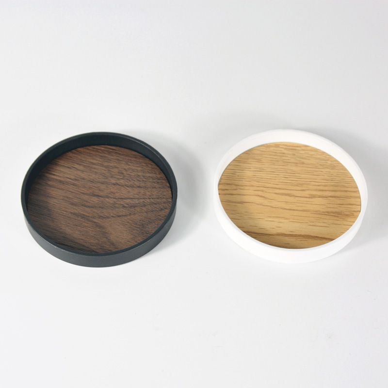 Coaster Wooden Style Plastic Plastik Alas Cawan Gelas Minum | Shopee ...