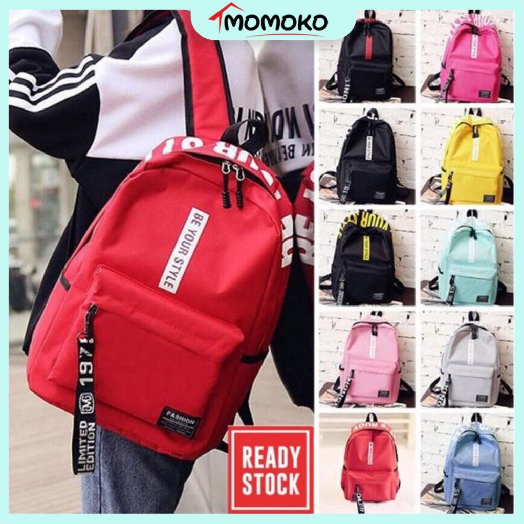 Trend Beg Perempuan Murah Cantik Beg Sekolah Lelaki Wanita Beg School ...