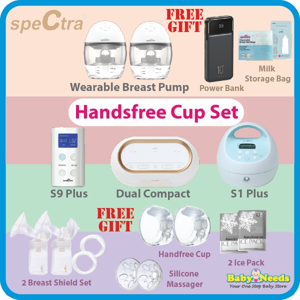 Spectra Wearable/S1/S9 Plus/Dual Compact Double Breast Pump with ...