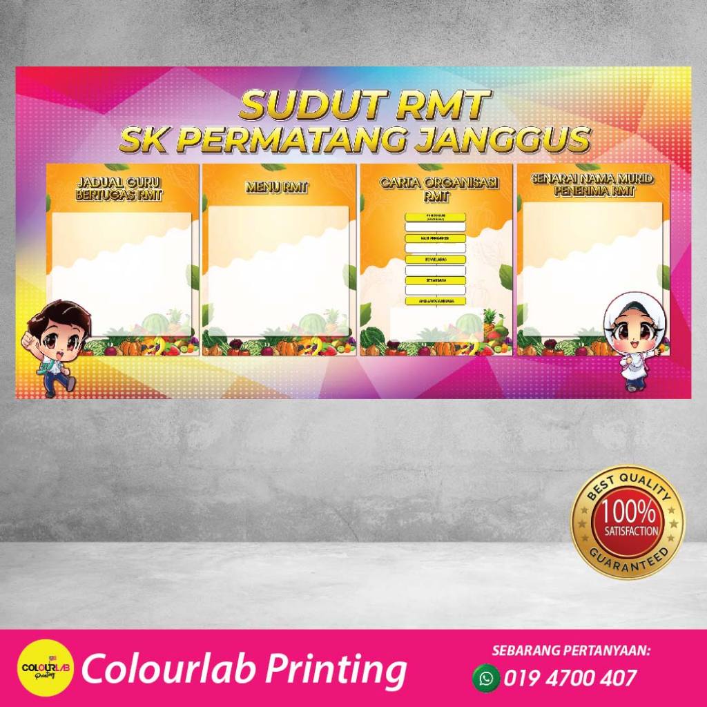 Sudut RMT (Board) sekolah | Shopee Malaysia