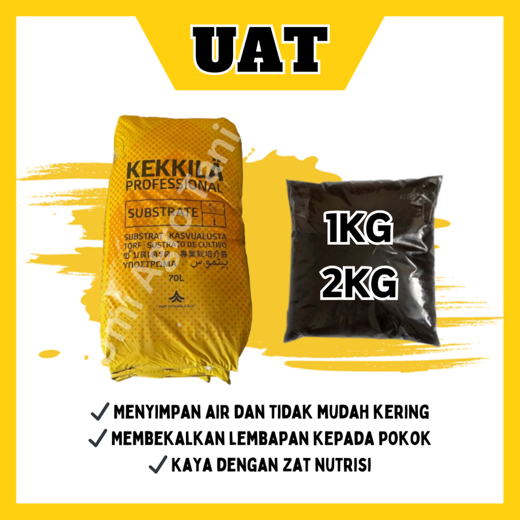 [1KG/2KG] KEKKILA PEAT MOSS SUBSTRATE TANAH SEMAIAN UNTUK ANAK POKOK ...