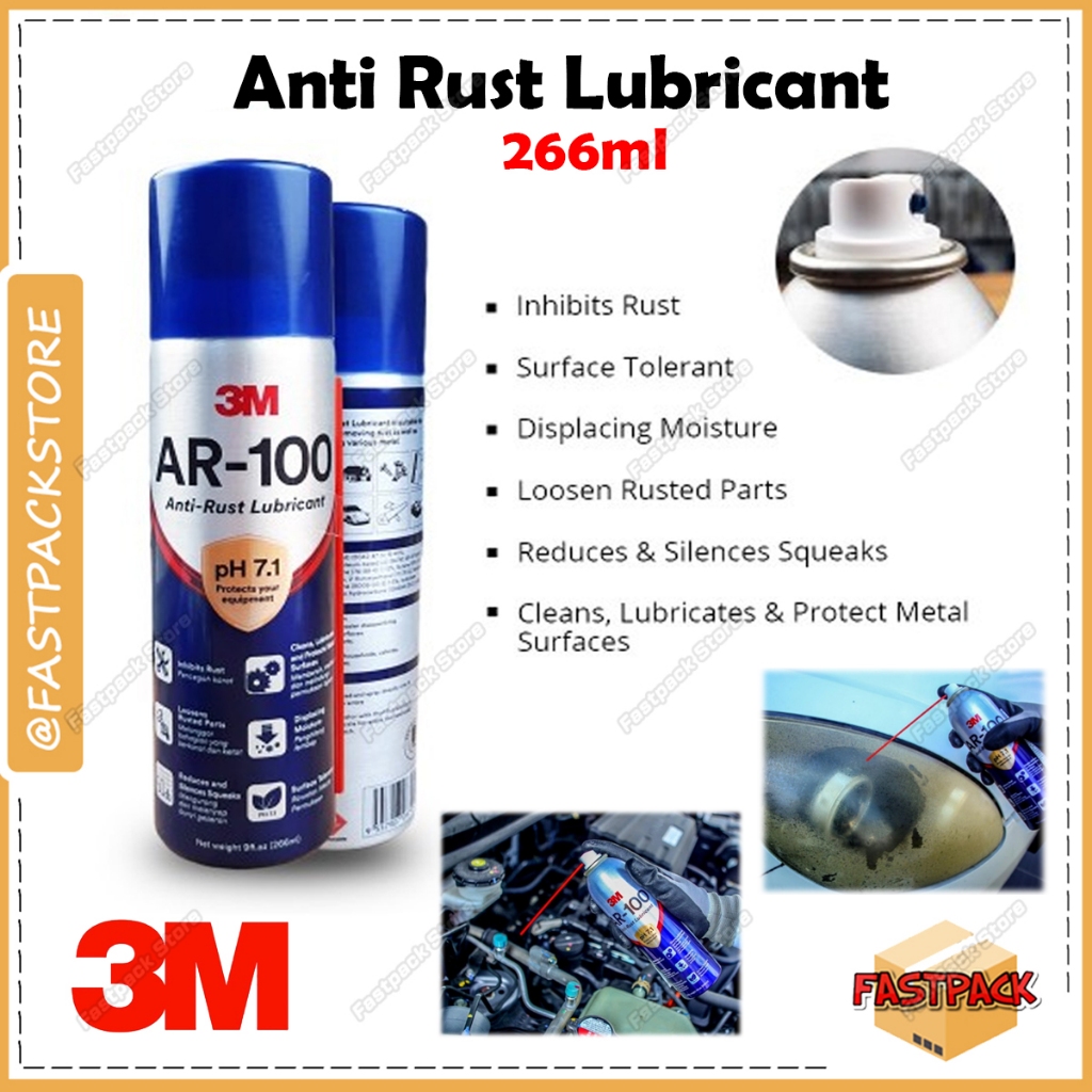 3M AR-100 Anti-Rust Lubricant Aerosal Remover Cat Besi Hilang Karat ...