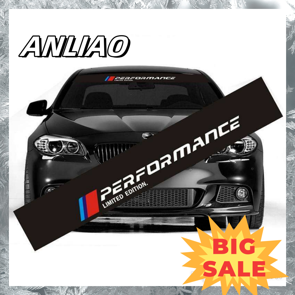 BMW M PERFORMANCE FRONT WINDSCREEN STICKER | Shopee Malaysia