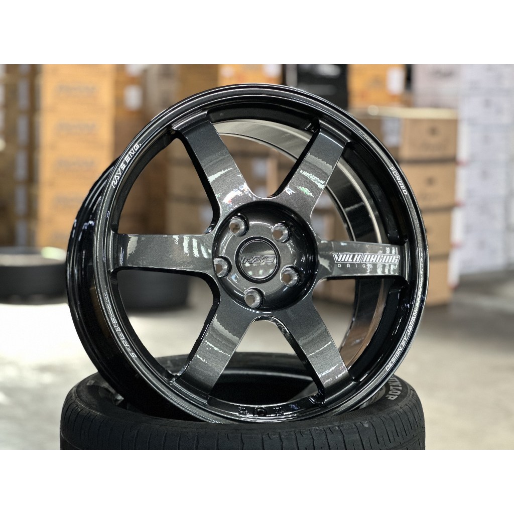New 18x8.5J AOW TE37 SAGA Rim (set of 4) DGM 5x112 for W176 Audi A3 Golf MK7 MK8 | Shopee Malaysia