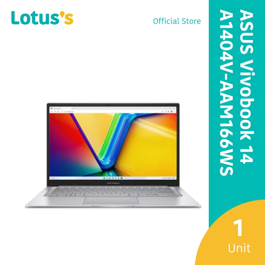 ASUS Vivobook 14 A1404V-AAM166WS (i5-1335U,8GB,512GB,14",W11,BLU,H&S ...