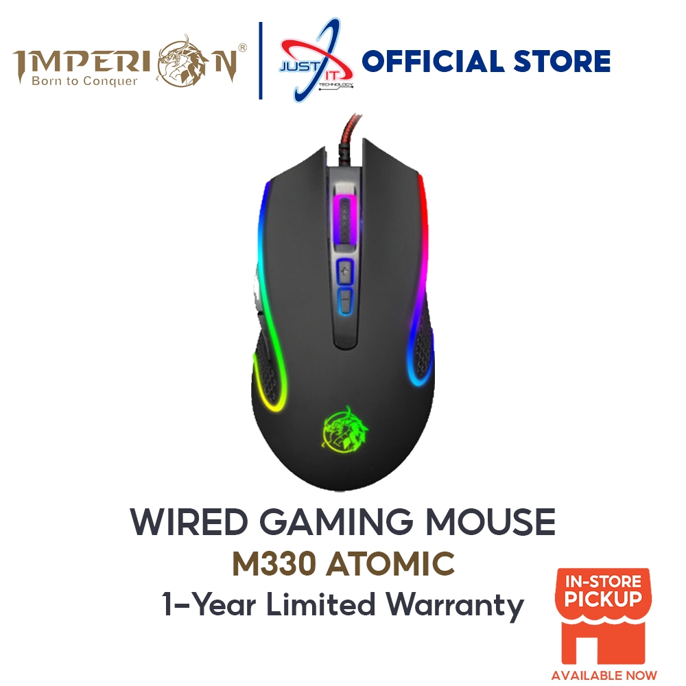 IMPERION M330 ATOMIC Wired Gaming Mouse | Shopee Malaysia