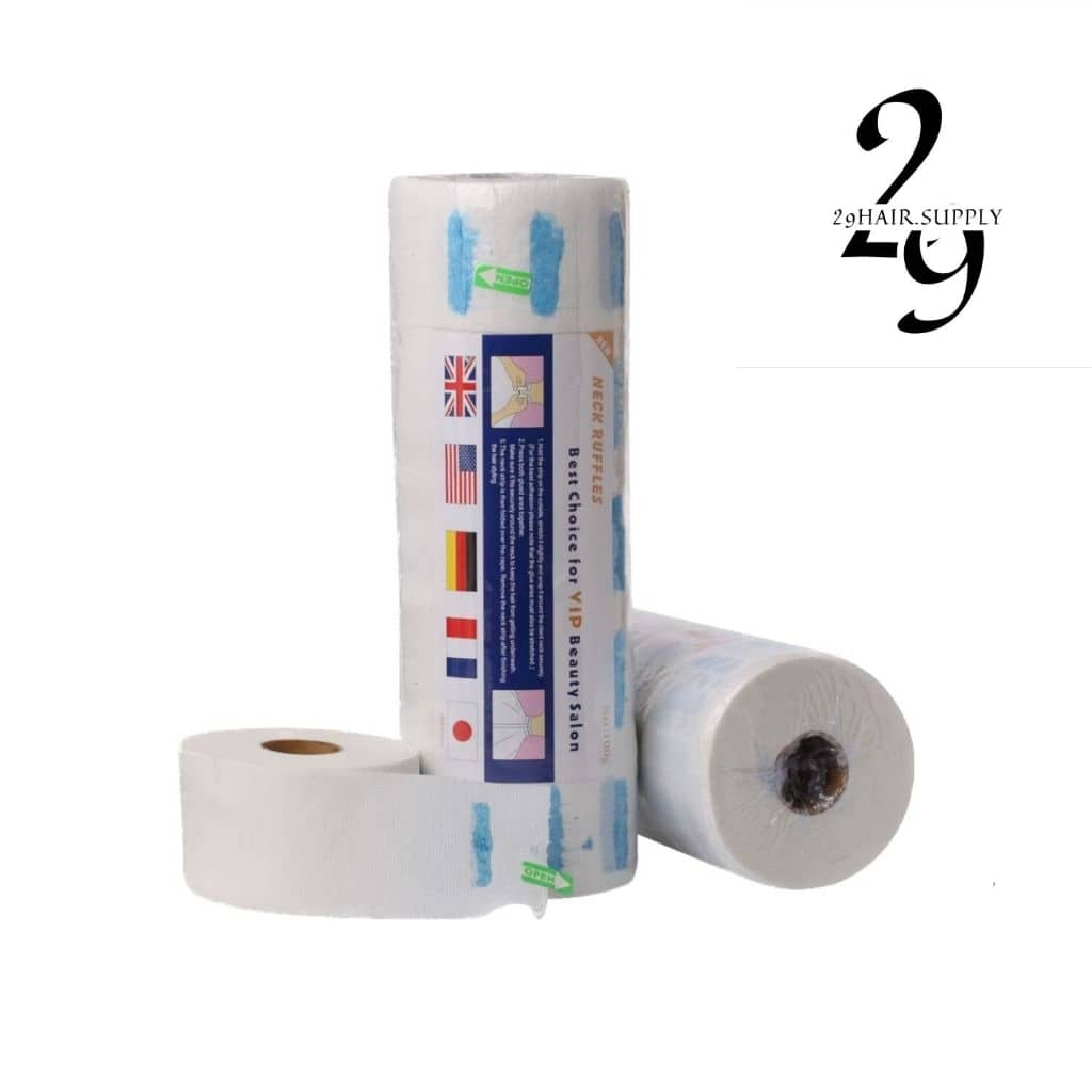 500sheets Quality Disposable Neck Strip Tissue Ruffle Barber Neck Paper ...