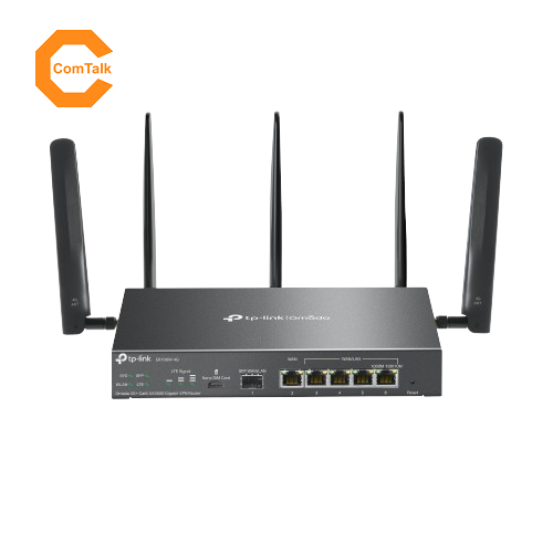 TP-Link ER706W-4G Omada 4G+ Cat6 AX3000 Gigabit VPN Router (Black ...