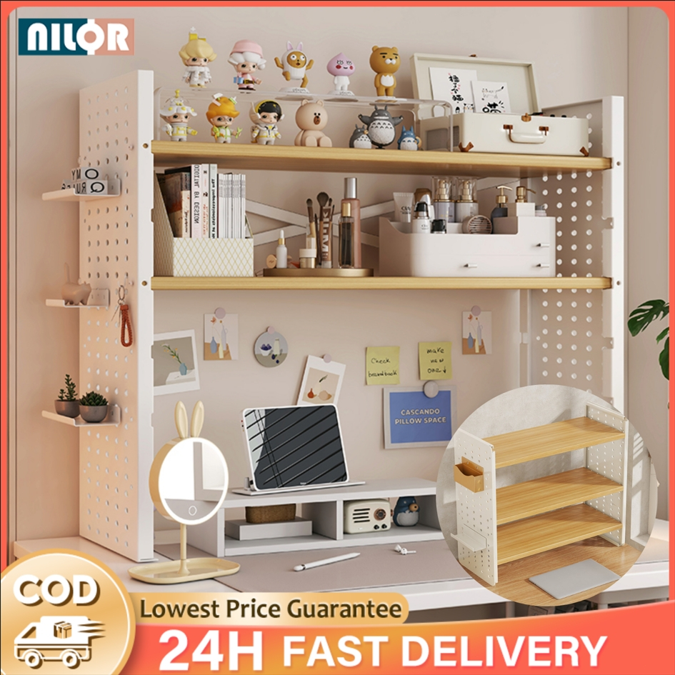 3 Tier Desktop Storage Rack Office Workstation Storage Display Rack ...