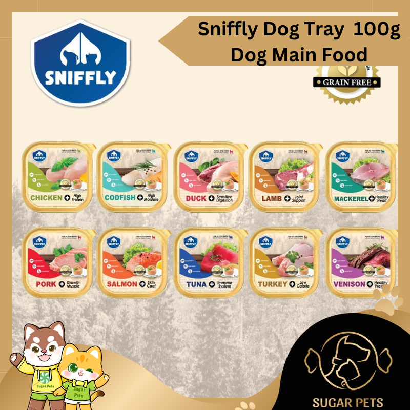 Sniffly Dog Tray Dog Food 100g | Shopee Malaysia