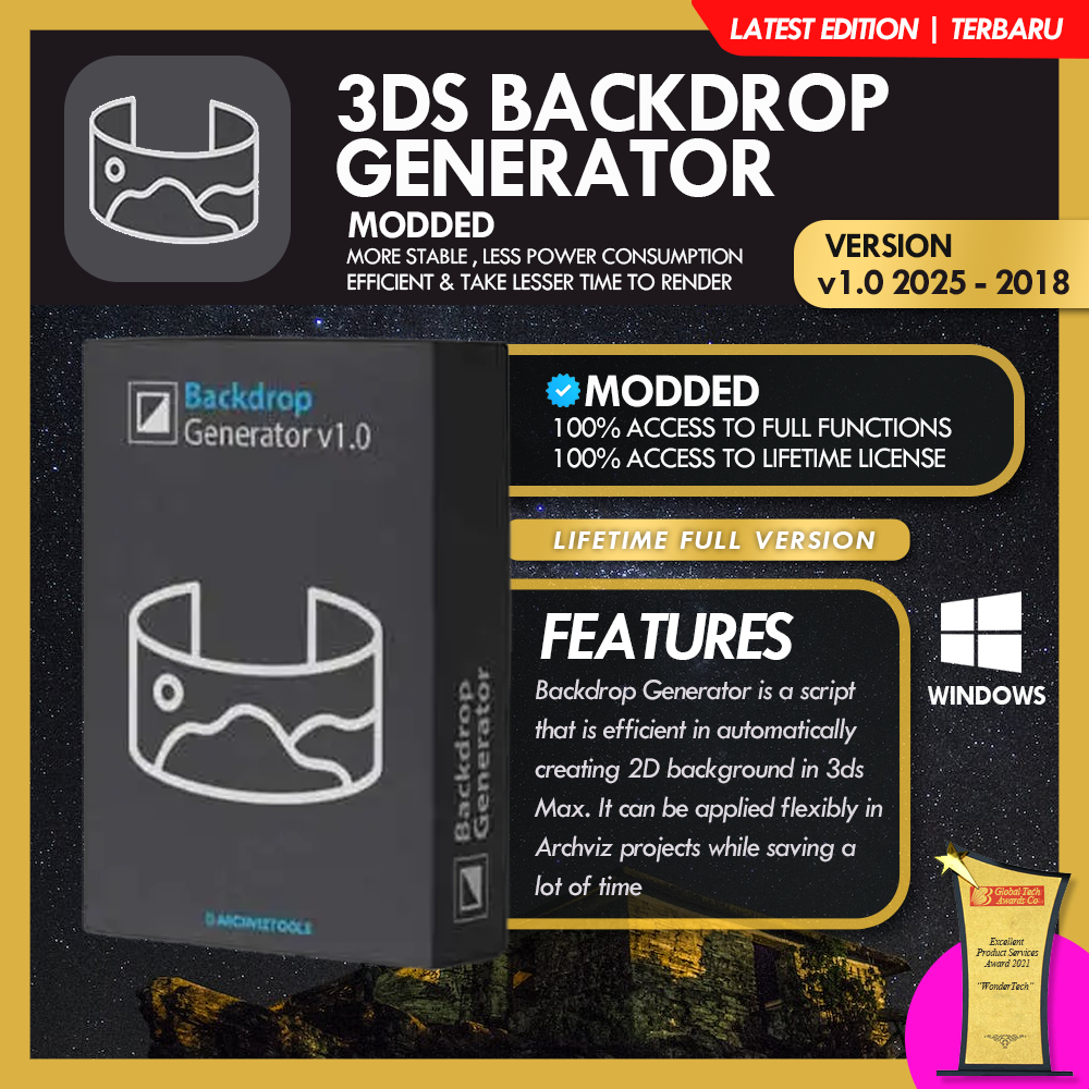 BACKDROP GENERATOR V2.0🔥100% WORKS🔥 🔥Latest Version Software | Lifetime ...
