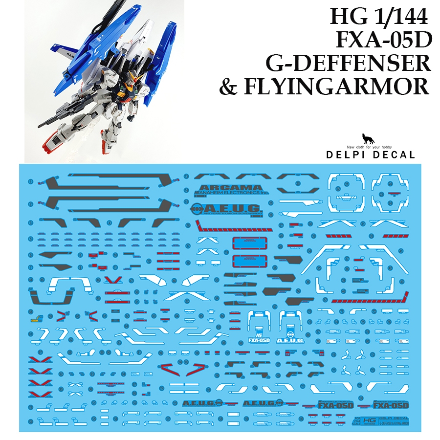 [DELPI DECAL] 489 HG 1/144 FXA-05D G-DEFFENSER & FLYING ARMOR GUNDAM WATER SLIDE DECAL | Shopee ...