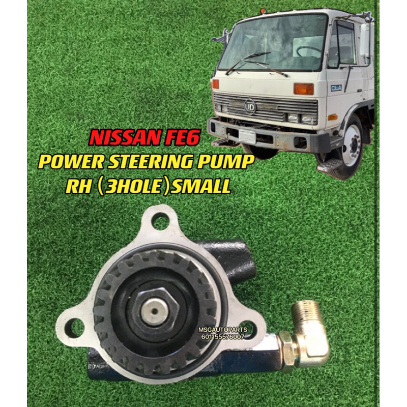 NISSAN FE6 POWER STEERING PUMP SMALL RH (3HOLE) | Shopee Malaysia