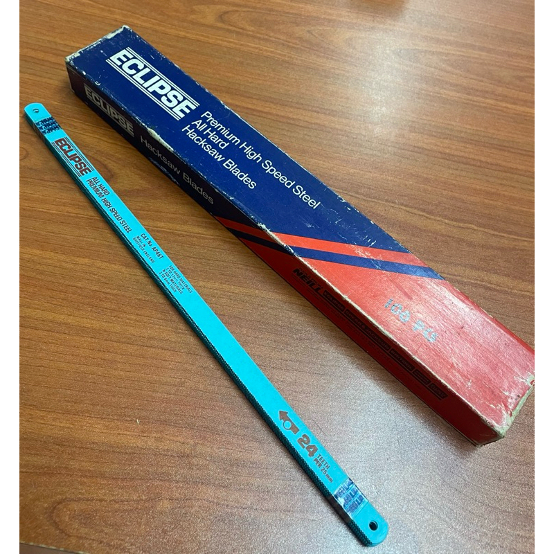 Eclipse Vintage 10 pcs set Hacksaw Blade All Hard Gergaji Mata Besi ...