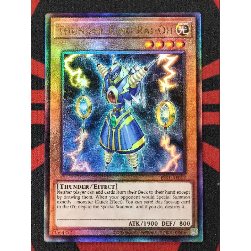 YUGIOH KONAMI ES01-AE002 Thunder King Rai-Oh (Ultimate Rare/Secret Rare ...