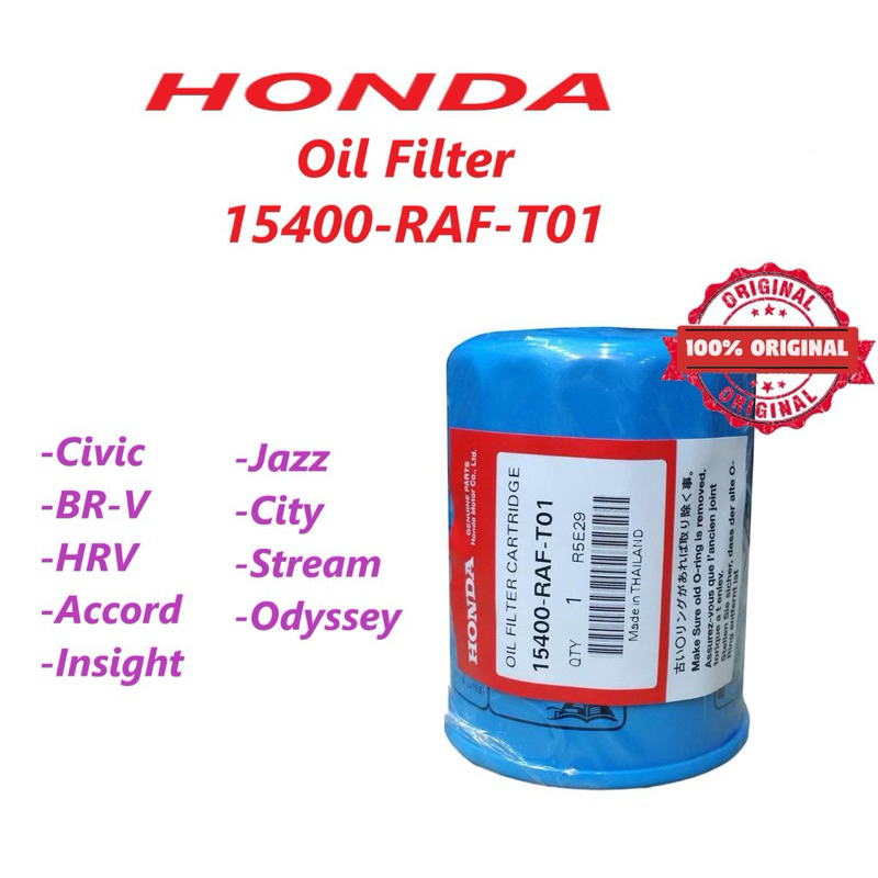 Honda Oil Filter (Toyo Roki) For City, BR-V, HRV, Accord, Insight, Jazz ...