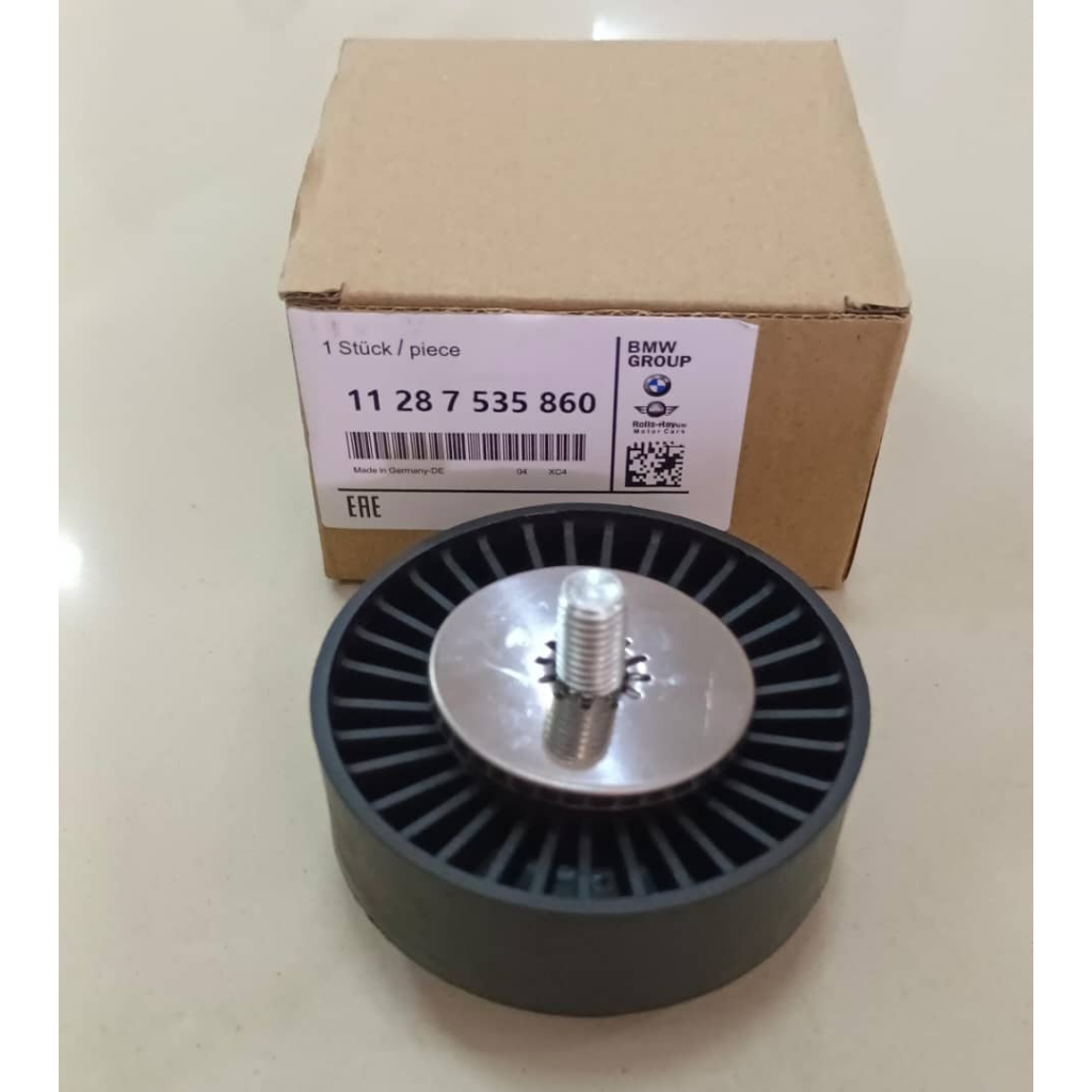 11287535860 IDLER PULLEY Deflection Pulley N52 ENGINE BMW E60 E90 E91 E92 E63 E64 E65 E66 X1 E84 ...