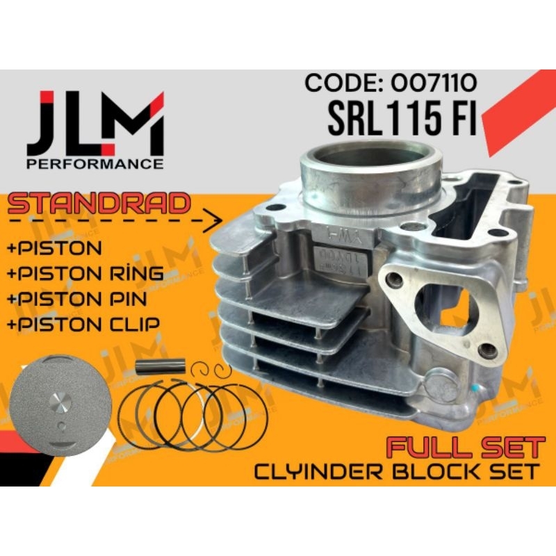 JLM SRL115 FI LAGENDA 115FI JLM STANDRAD BLOCK SET OEM QUALITY PRODUCT ...