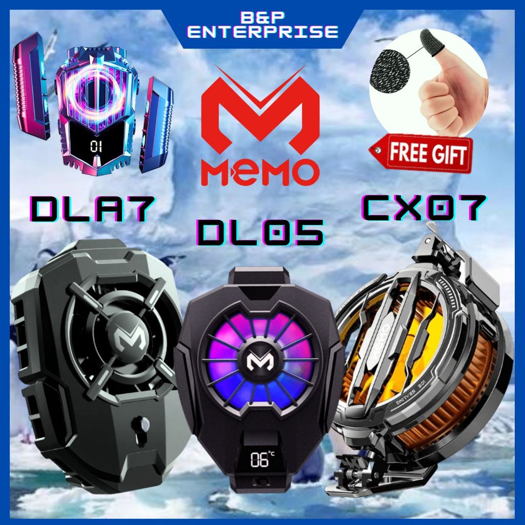 MEMO Phone Cooler Mobile Cooling Fan Fun Cooler CX07/DL05/DL06/DL-A2 ...