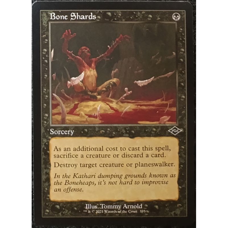 Magic The Gathering : Bone Shards Common Retro frame Modern Horizons 2 ...