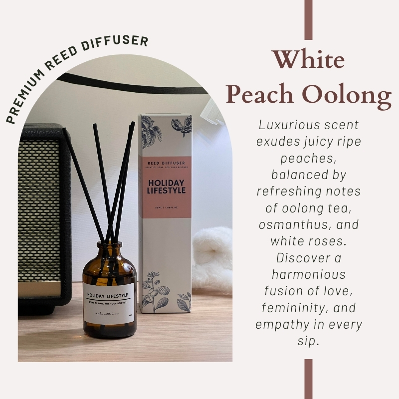 BUY 1 FREE 1 Premium Essential Oil Reed Diffuser Room Fragrance ...