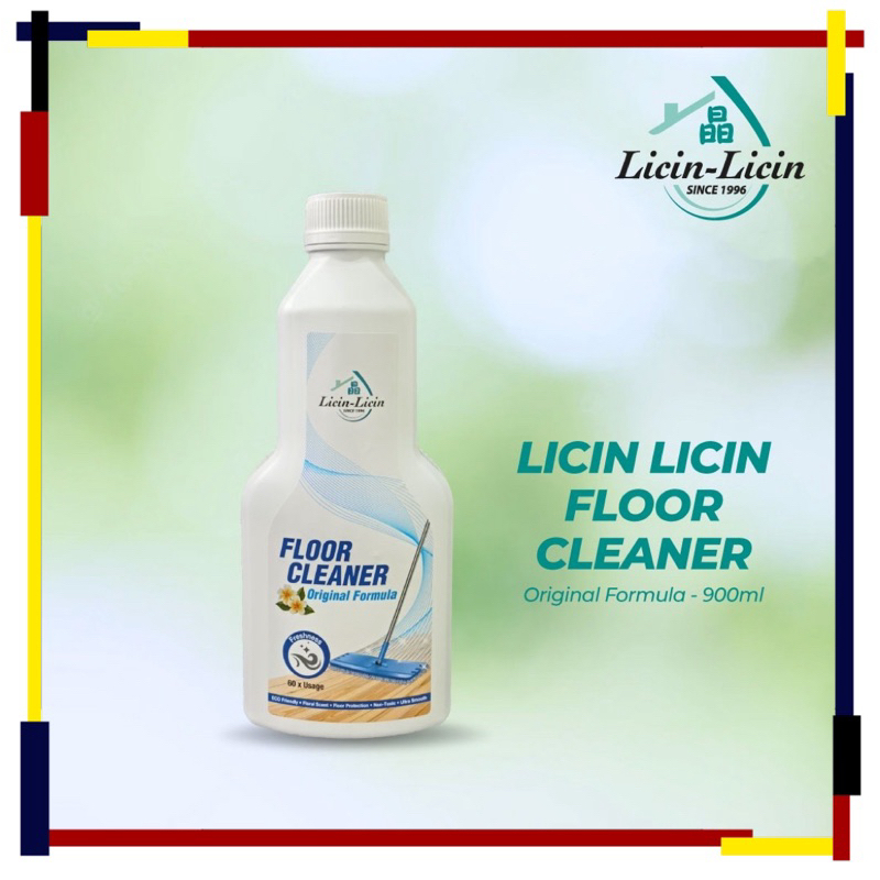 [Free Gift Promo Set] 900ML Licin licin Floor Cleaner Original Formula ...