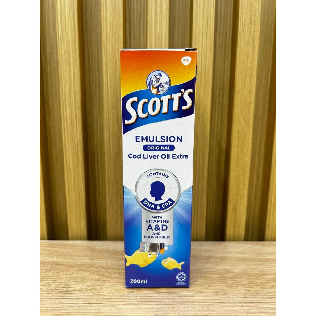Scotts Emulsion Original 200ml (Exp: 21/12/2025) | Shopee Malaysia