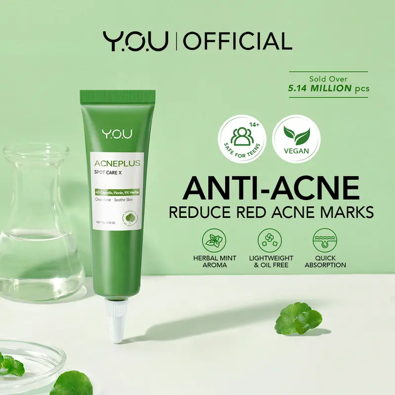 YOU The AcnePlus Series Triple Action Spot Care X for Acne Gel Care 15g ...