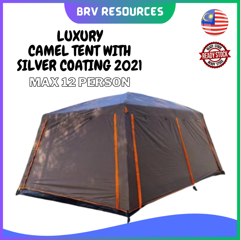 Camel Tent Khemah Unta Outer Layer 2021 Large Space Waterproof Portable ...