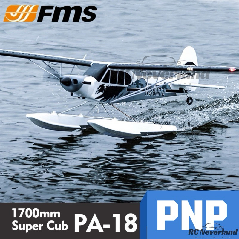 FMS 1700mm PA-18 Super Cub PNP beginner airplane big size kapal besar ...