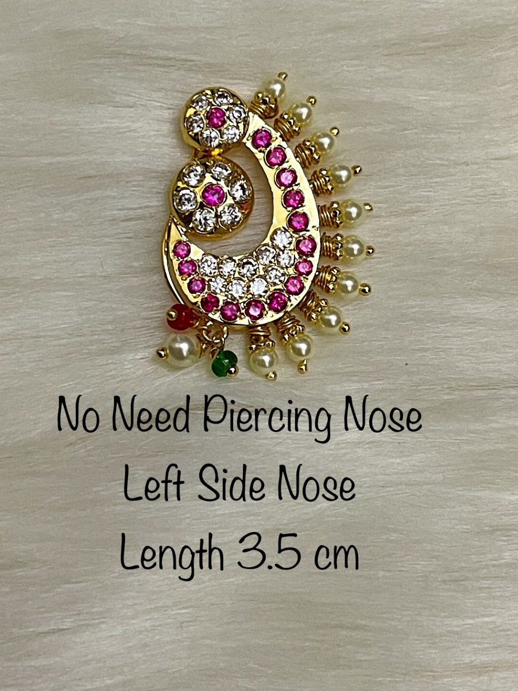 Women - Bridal Nose Pin | Wedding Nose Pins | Attachable Mukuthi | Nath ...
