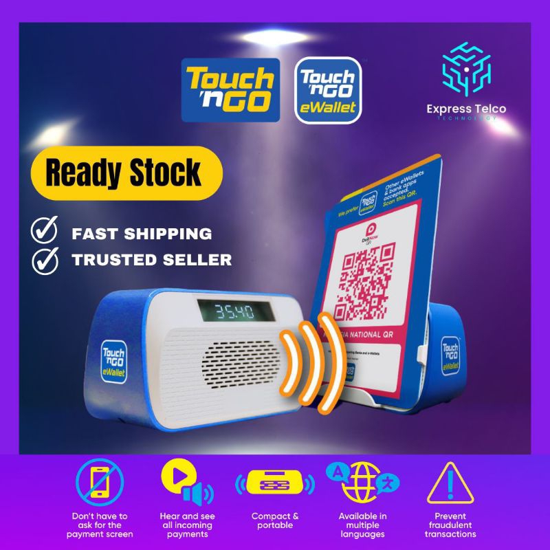 Ready Stock Touch N Go Soundbox For Business And Personal Use | Shopee ...
