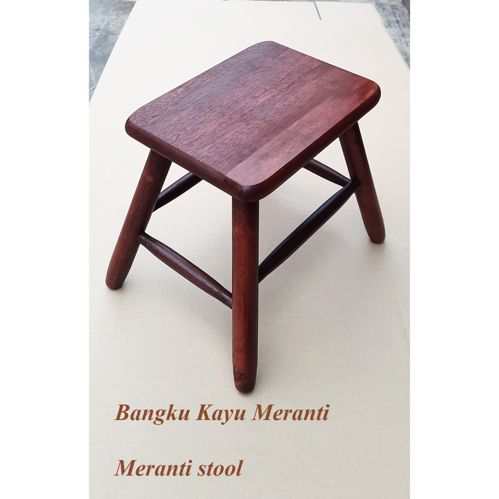 Ready Stock Wooden Small Stool ( Solid Wood ) Kid Stool Foot Stool ...