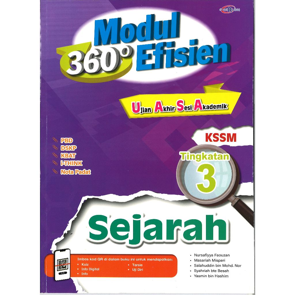 MODUL EFISIEN 360 PBD KSSM - SEJARAH TINGKATAN 3 | Shopee Malaysia