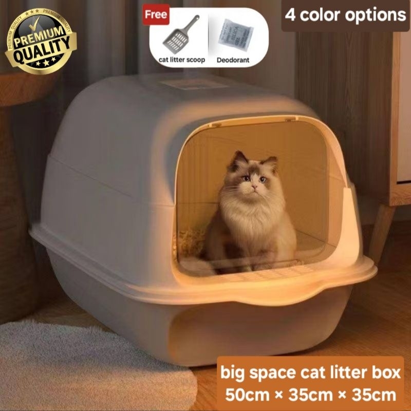 Cat Litter Box / Cat Toilet Tempat Berak Kucing / Tandas Kucing / Bekas ...