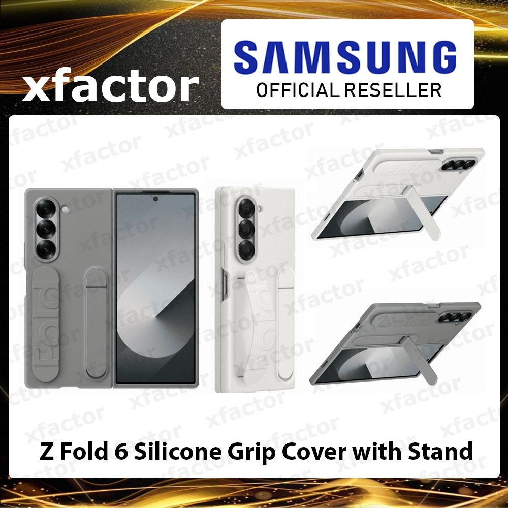 Original Samsung Galaxy Fold 6 Clear Grip Cover | Silicone Grip with ...