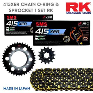 100% ORI RK RS150 RSX RS-X 415 HONDA ( 1SET ) SPROCKET 132L XER ORING ...