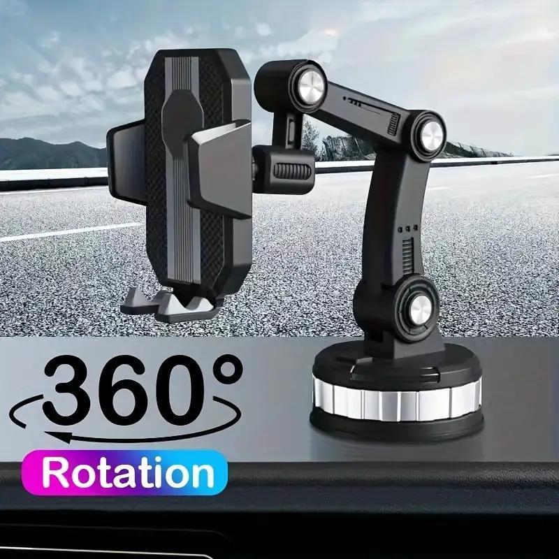 Universal 360° Long Neck Car Mount Phone Holder Mobile Phone Stand with Silicon Sucker (With ...