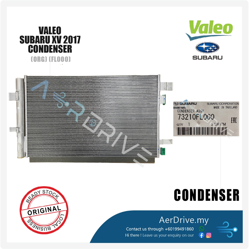 VALEO ORIGINAL SUBARU XV 2017 CONDENSER 73210 - FL000 | Shopee Malaysia