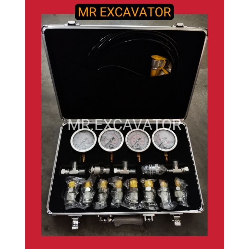 Protable Hydraulic Pressure Gauge Excavator Hydraulic Pressure Meter ...