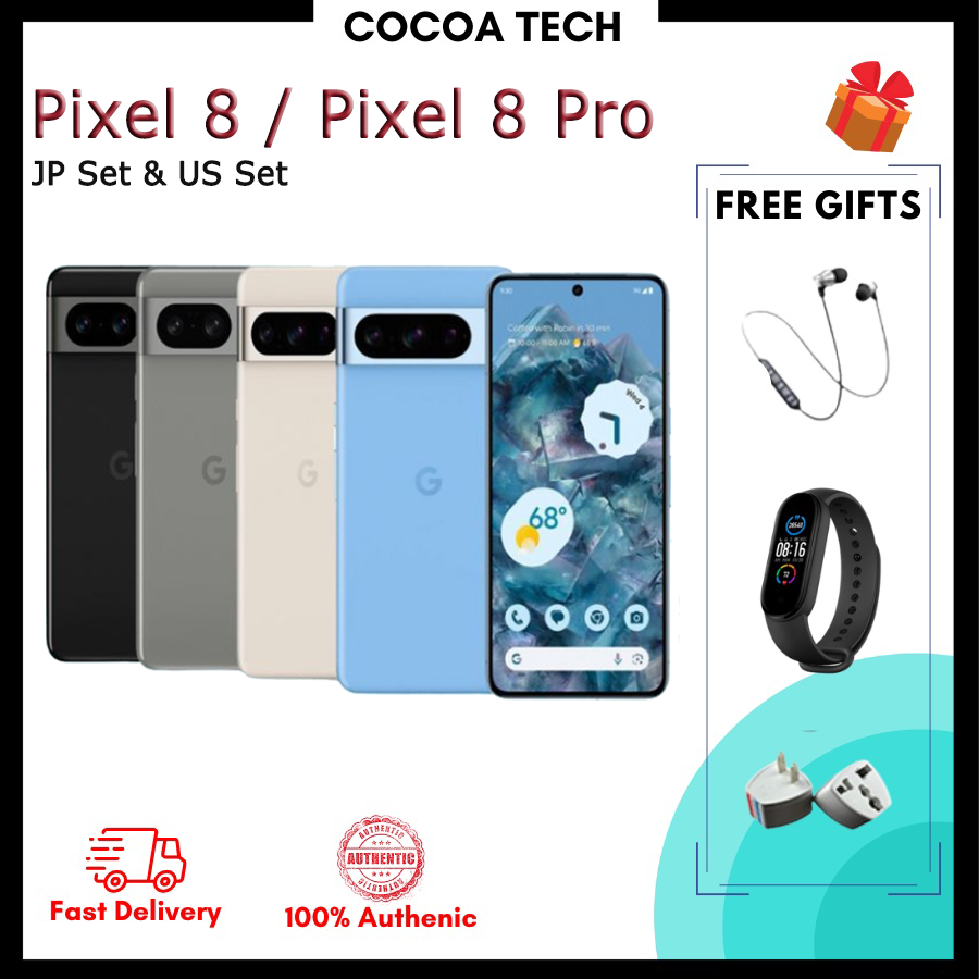 Pixel 8 6.2 inches / Pixel 8 Pro 6.7 inches 5050 mAh 50 MP IP68 Water 5G Pixel SmartPhone Pixel ...