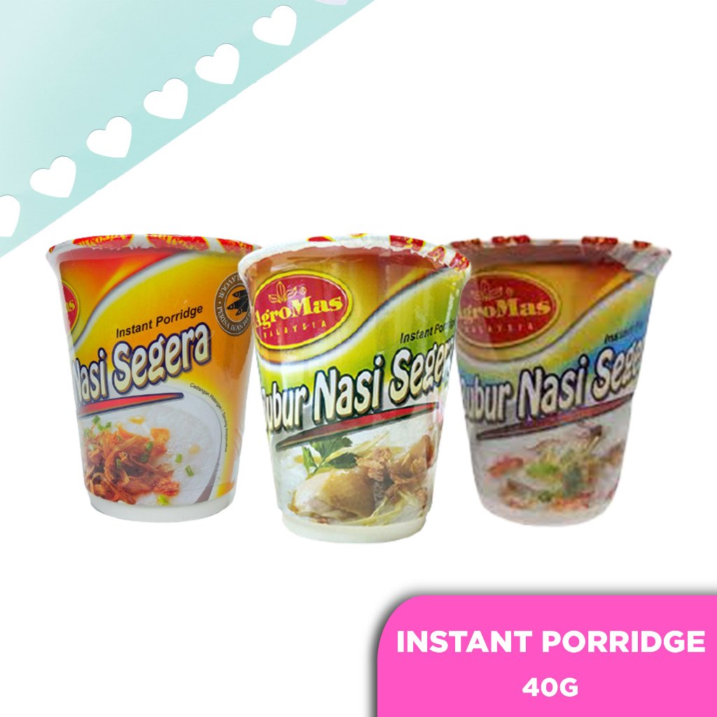 Instant Porridge Bubur Nasi Segera Halal 40g | Shopee Malaysia