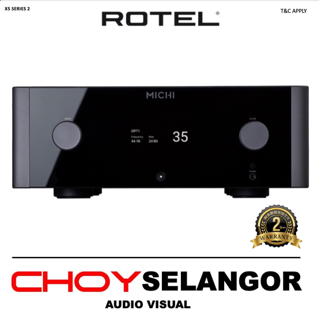 Rotel Michi X5 Series 2 Integrated Amplifier | Shopee Malaysia
